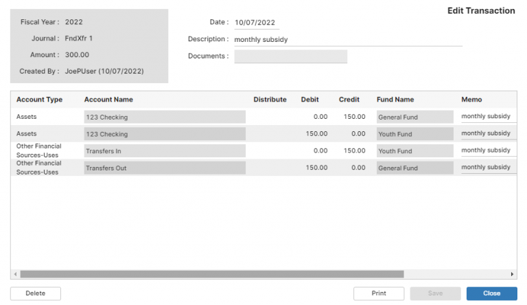 Fund Transfers and Account Transfers, pt. 1 of 2